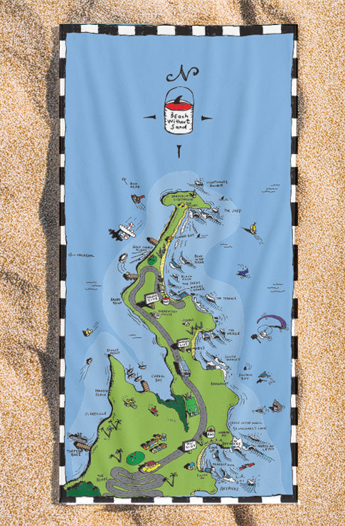 BWS PENINSULA TOWEL – Beach Without Sand Surf Shop
